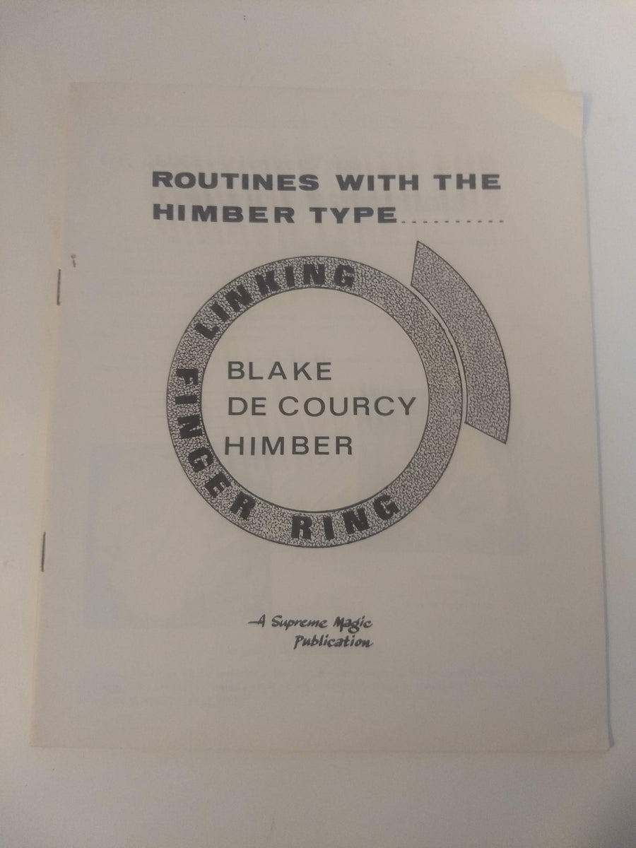 Ken de Coucy; George Blake; Himber - Routines with the Himber Type Lin ...