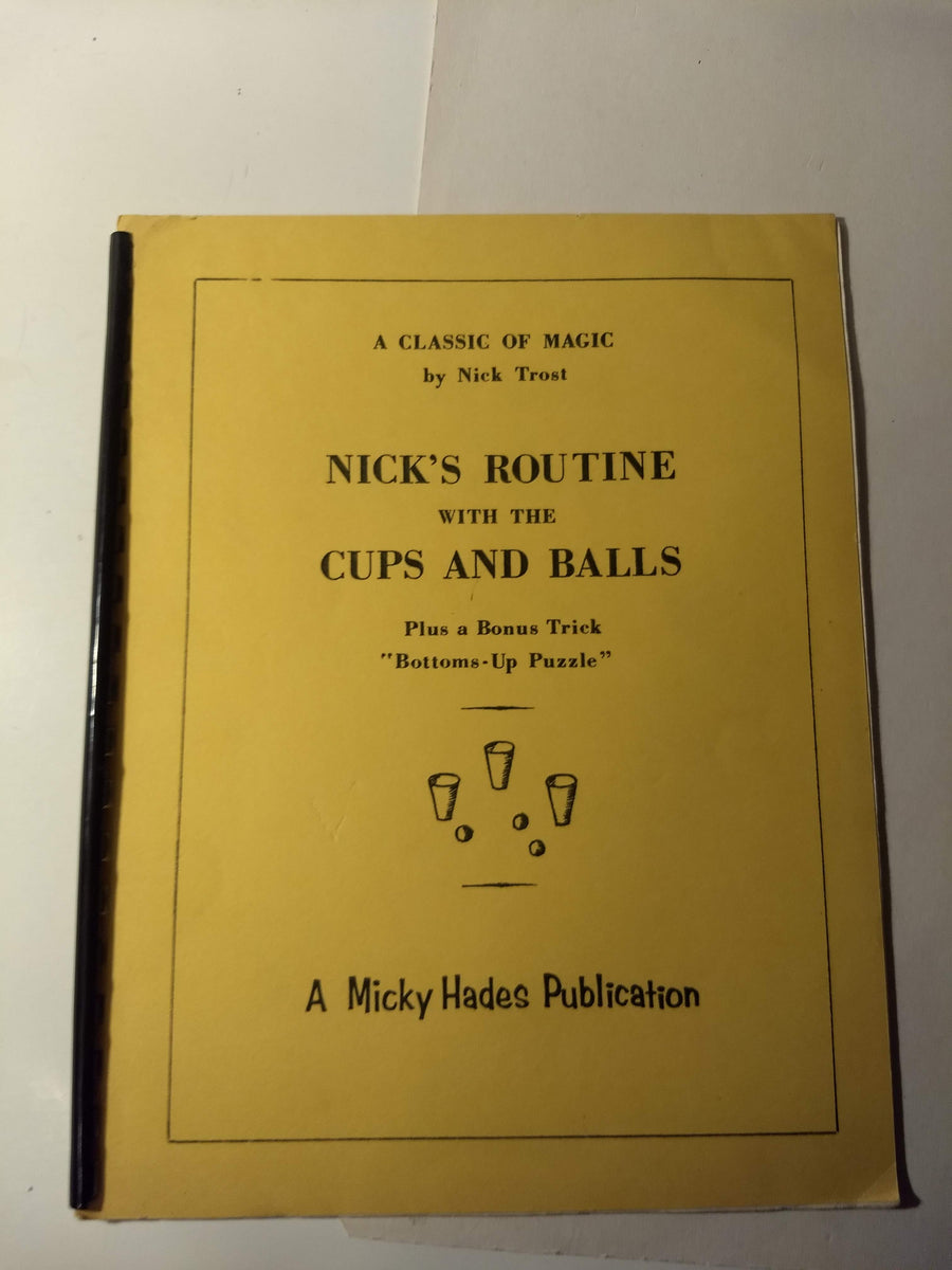 Nick Trost - Nick's Routine with the Cups and Balls – Martin Breese Magic