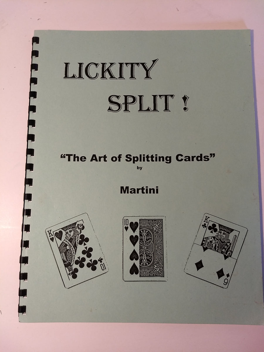 Martini - Lickity Split - The Art of Splitting Cards – Martin Breese Magic