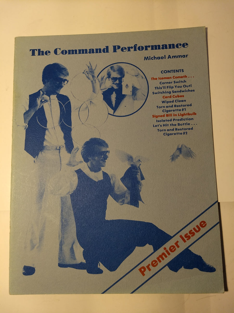 Michael Ammar - The Command Performance - premier issue – Martin Breese ...